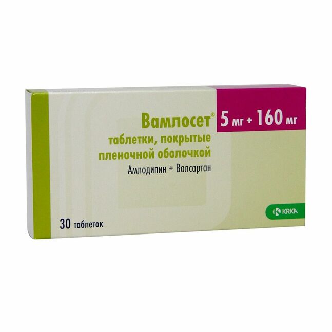 Вамлосет 5мг/160мг №30 бүрхүүлтэй шахмал KRKA | Доктор МЭИК ХХК